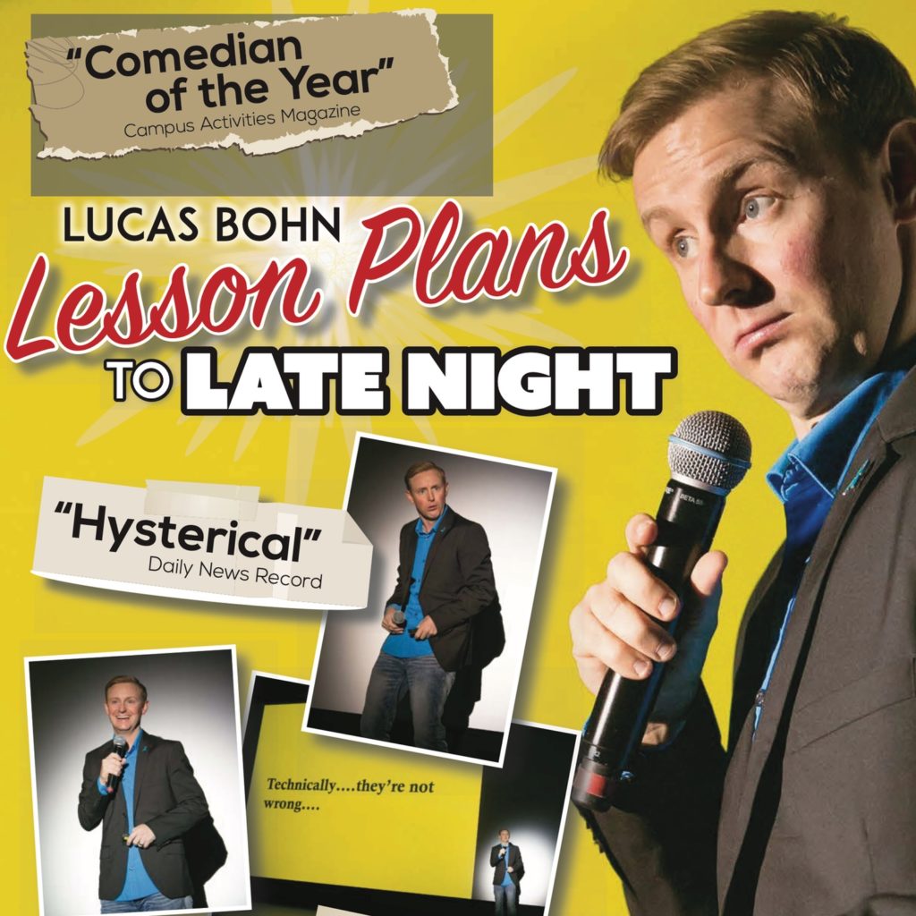 Lucas Bohn's 'Lesson Plans To Late Night' - Bright box